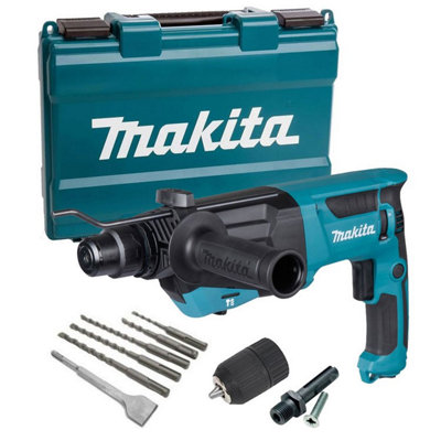 Makita HR2630 110v SDS Plus 3 Mode Rotary Hammer Drill + SDS Bits ...