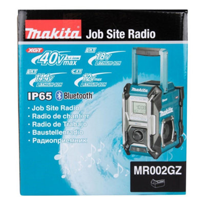 Makita Job Site Bluetooth Radio MR002GZ Blue LXT 18V 40v Max AM FM XGT ...