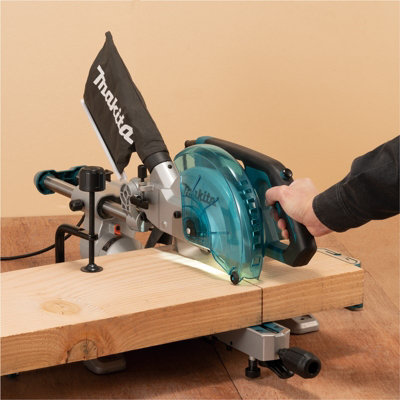 Makita LS0816F 240v 216mm 8.5 Slide Compound Mitre Saw LED Job Light Blade