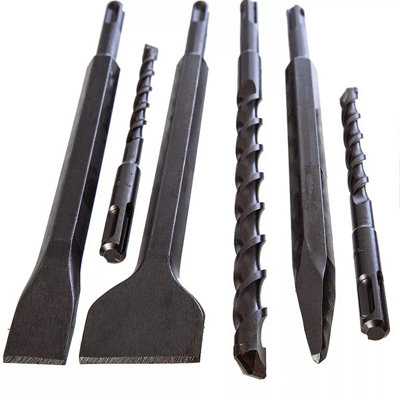 Makita Makpac Case + 17 Piece SDS Plus Drill Bit + Bullet Cold Flat ...