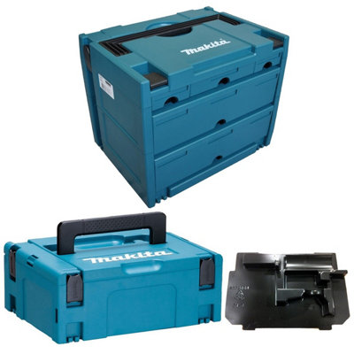 Makita P-84349 MAKPAC 5 Drawer Stacking Connector Tool Case TYPE 4 + 2 ...