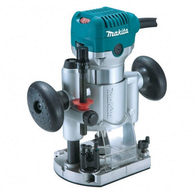 Makita RT0700CX2 240V 1/4" Router Laminate Trimmer Guide Plunge Base ...
