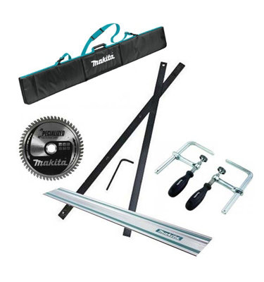 Makita SP6000 Plunge Saw Accessory Set - Rail + Connector + Clamps ...