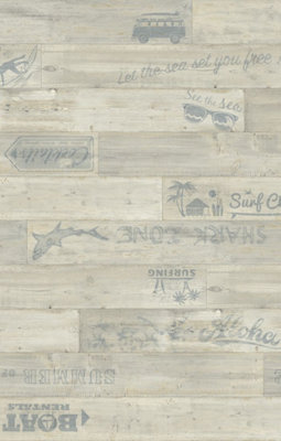 Malibu Vinyl Flooring Beech Inspired 4m x 2m (8m2) | DIY at B&Q