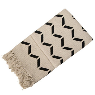 Malini Soft Recycled Throw Tribal | DIY at B&Q