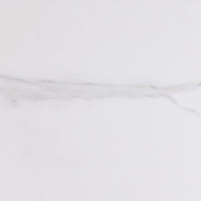 Malta Ceramic Round Dining Table in White 90x75cm