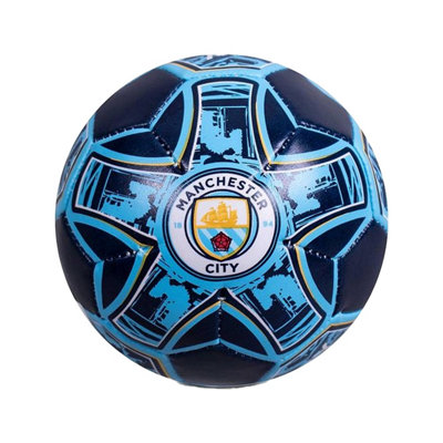 Manchester City FC Mini Football Sky Blue/White (4in)