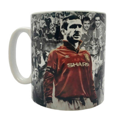 Manchester United FC Eric Cantona Player Photograph Ceramic 312ml Mug ...