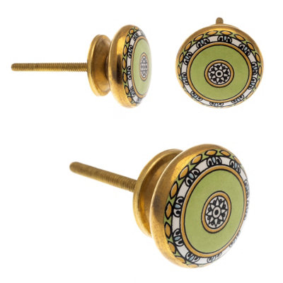 mango tree ceramic knobs