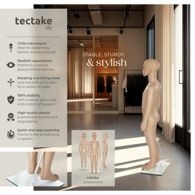 Mannequin - adjustable, full body, life size, realistic proportions ...