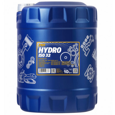 Mannol 10L ISO 32 Hydraulic Oil High Grade Shell Tellus 27 DIN 51524 ...