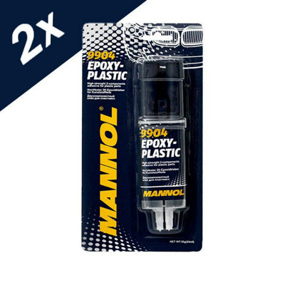 MANNOL 2x30g Extra Strong Epoxy Plast Extra Strong Adhesive All Type ...