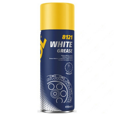 MANNOL 8121 White Grease Lubricant Spray Lithium Protect Against ...