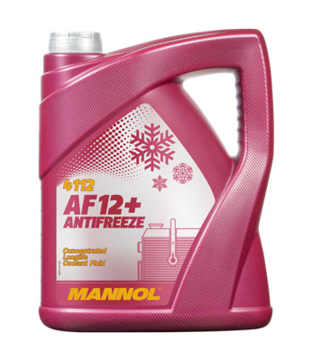MANNOL Antifreeze AF12+ Longlife Red Summer - Winter Coolant Concentrate 5L