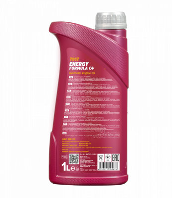 Mannol Energy Formula C4 5w-30 7917 Premium Engine Oil Fully Synthetic ...