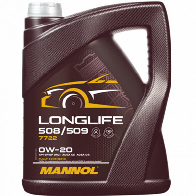 MANNOL Engine Oil Longlife 508/509 0W-20 7722 Fully Synthetic Anti ...