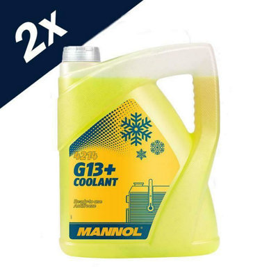 MANNOL G13+ Yellow Antifreeze Coolant Ready For Use German High Spec ...