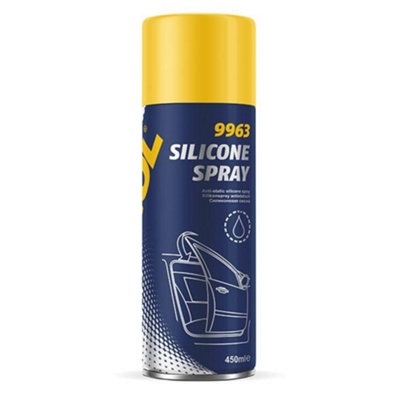 Mannol Silicone Spray 450ml Water Proofing Resistant Lubrication ...