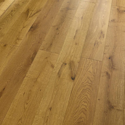 Manor Corsham Engineered Wood Flooring 18mm x 190mm Golden Brushed ...