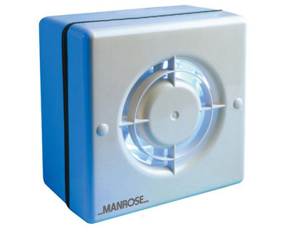 Manrose 120mm (5) Axial Extractor Window Fan with Pullcord - WF120P ...