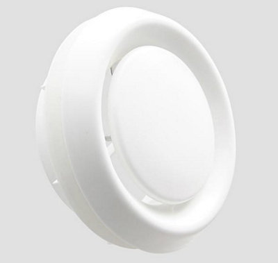 Manrose 120mm (5") Internal Round Air Diffuser with Adjustable Central ...