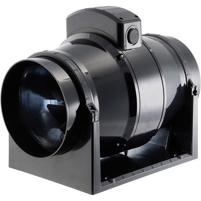 Manrose 150mm (6") MF150T In-Line Mixed Flow Extractor Fan with ...