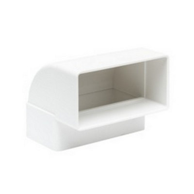 Manrose 90 Degree Bend Vertical Bend Pipe Connector White (One Size) | DIY at B&Q