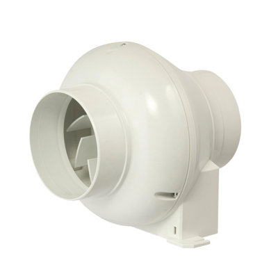 Manrose CFD200SN In-Line Centrifugal Extractor Fan 100 mm / 4 Inch ...