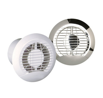 Manrose Haylo 100mm / 4" Commercial Round Extractor Fan With Backdraft ...