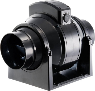 Manrose MF100S Mixed Flow In-Line Extractor Fan 100mm / 4 Inch ...