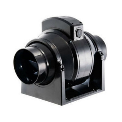 Manrose MF100T In-Line Mixed Flow Extractor Fan 100mm / 4 inch (Timer ...