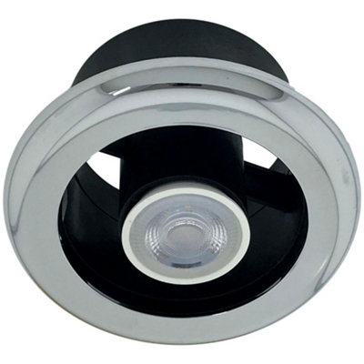 Manrose PROCFTSLKCLED MF100T Professional Shower Extractor Fan Light ...