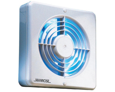 Manrose XF150BT 150mm 6inch Axial Extractor Fan with Timer | DIY at B&Q