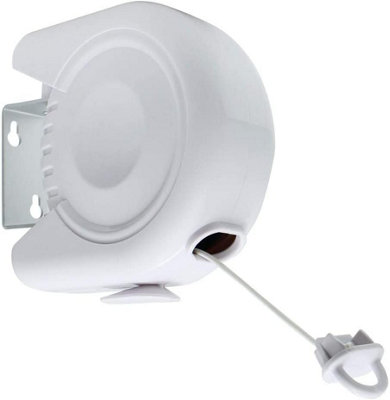 MantraRaj 12M Retractable Clothes Washing Line Automatic Wall Mounted ...