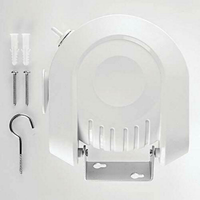 MantraRaj 12M Retractable Clothes Washing Line Automatic Wall Mounted ...