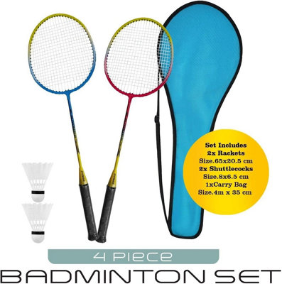 MantraRaj 2 Pcs Badminton Racket Set Set Includes 2 Rackets 2 ...