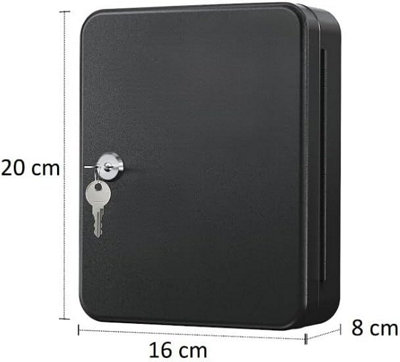 MantraRaj 20 Key Wall Mounted Combination Cabinet Safe Lock Metal ...