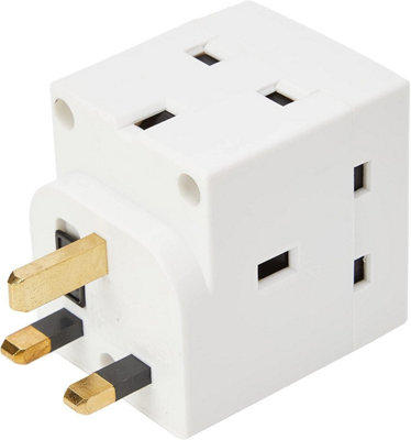MantraRaj 3 Way Adapter Multi Purpose Block Socket Splitter Mains Wall ...