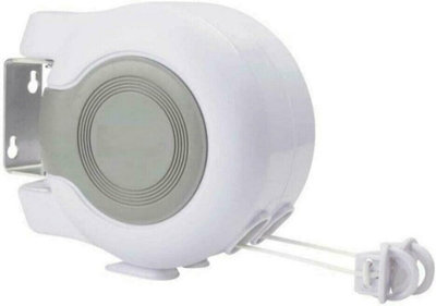 MantraRaj 30 Metre Retractable Washing Line Airer Wall Mount Reel ...