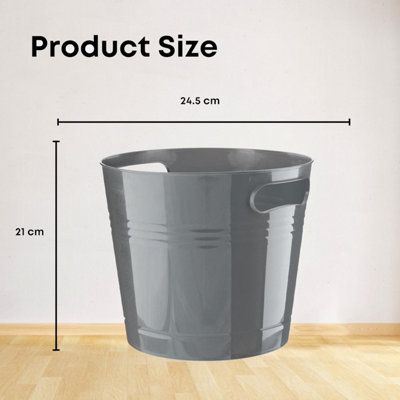 MantraRaj 6 Litre Plastic Handy Plastic Bin Basket Waste Paper Bin ...