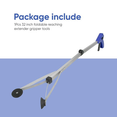 MantraRaj 80cm Long Pick Up Tool Reacher Litter Grabber Helping Hand ...