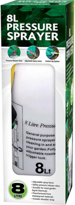 MantraRaj 8L Garden Pressure Sprayer Portable Hand Pump Gun Chemical ...