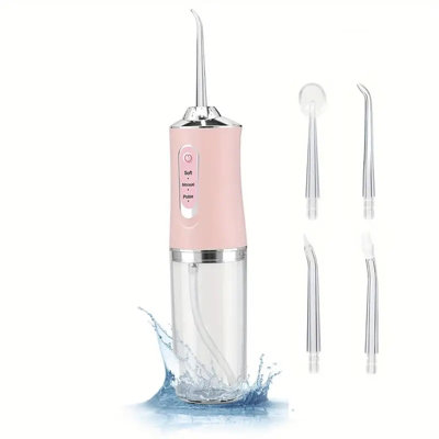 MantraRaj Dental Water Flosser Cordless Teeth Floss USB Powered Oral ...