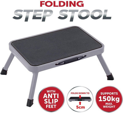 MantraRaj Folding Step Stool Easy To Store Foldable Caravan Steps Anti ...