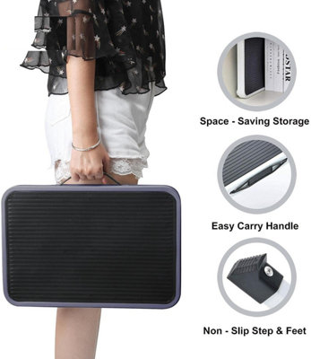 MantraRaj Folding Step Stool Easy To Store Foldable Caravan Steps Anti ...