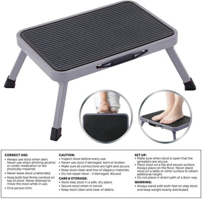 MantraRaj Folding Step Stool Easy To Store Foldable Caravan Steps Anti ...