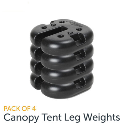 MantraRaj Gazebo Leg Weights 4Pcs Heavy Duty Tent Leg Weight Base ...