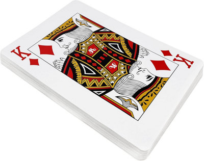 MantraRaj Jumbo A4 Playing Cards Giant 37cm x 26cm Plastic Coated ...