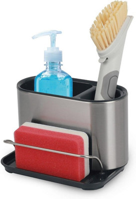 MantraRaj Kitchen Sink Organiser Stainless Steel Sink Caddy Tidy Sponge ...