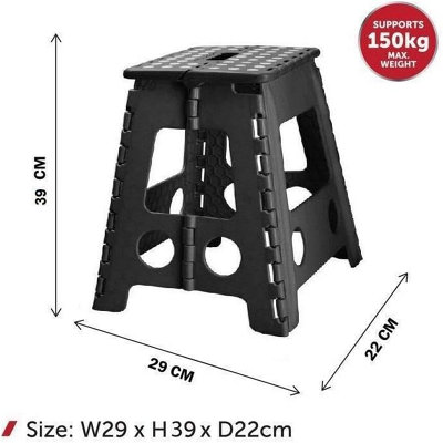 MantraRaj Large Folding Step Stool Lightweight Foldable Step Stool for ...